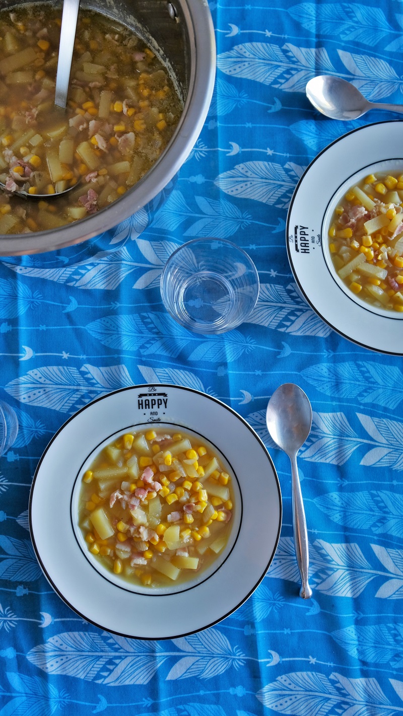 Corn Soup - Bake Eat